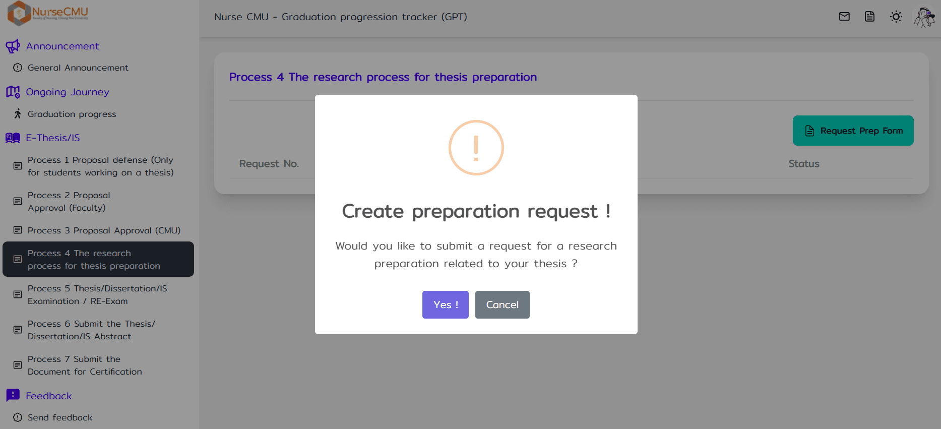 Graduation progression tracker (GPT)